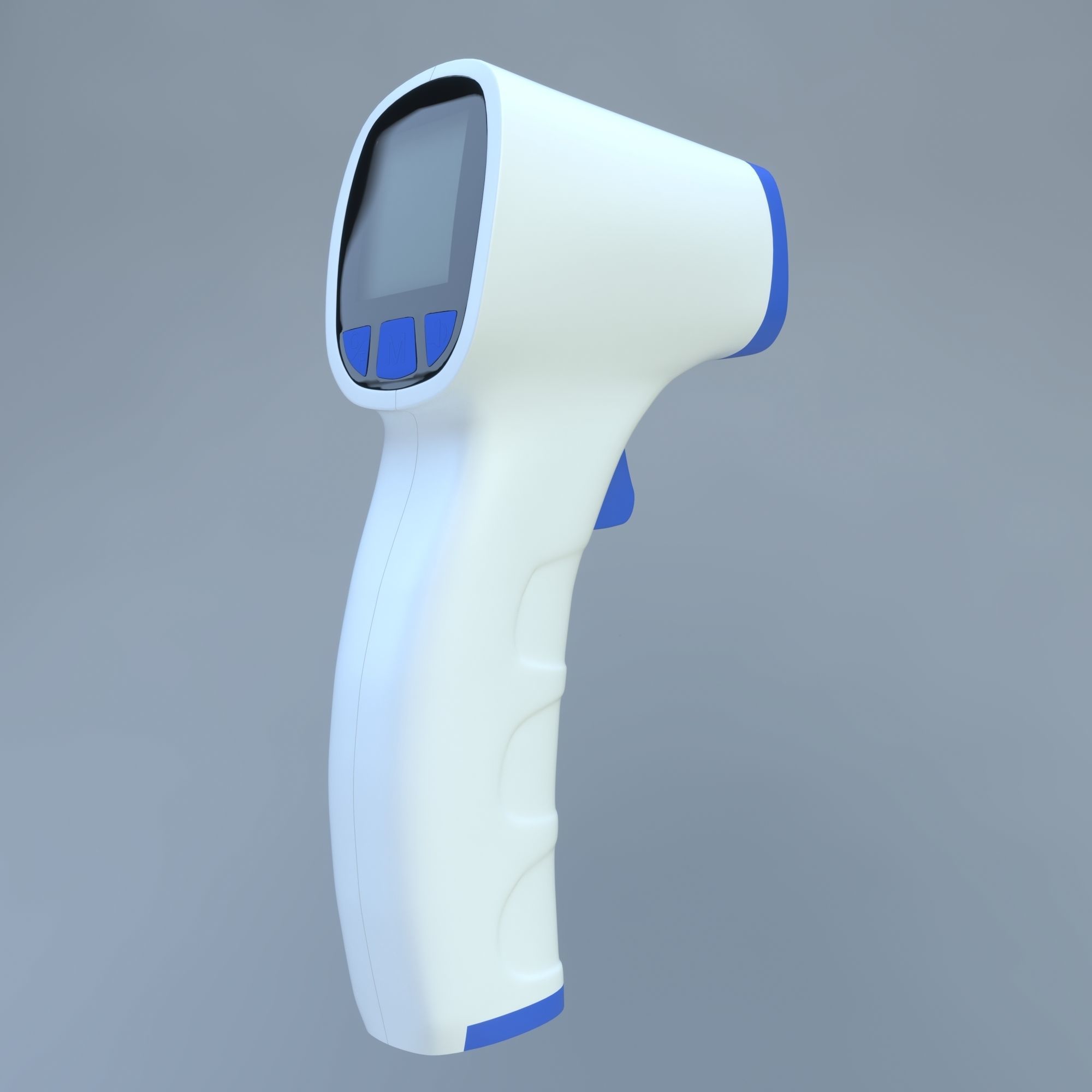 Non-Contact Forehead Infrared Thermometer 3D model | CGTrader