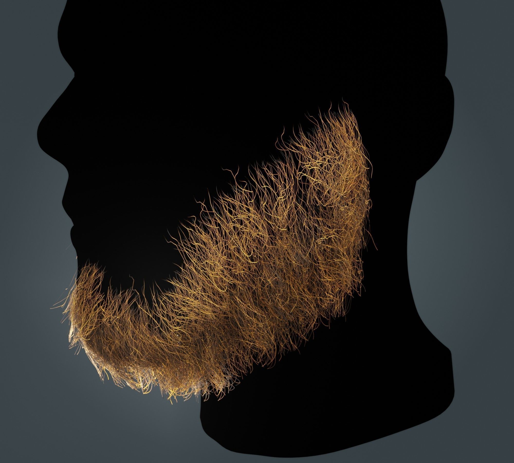 3D model Beard RealTime 12 Version 2 Low Poly VR / AR / low-poly | CGTrader