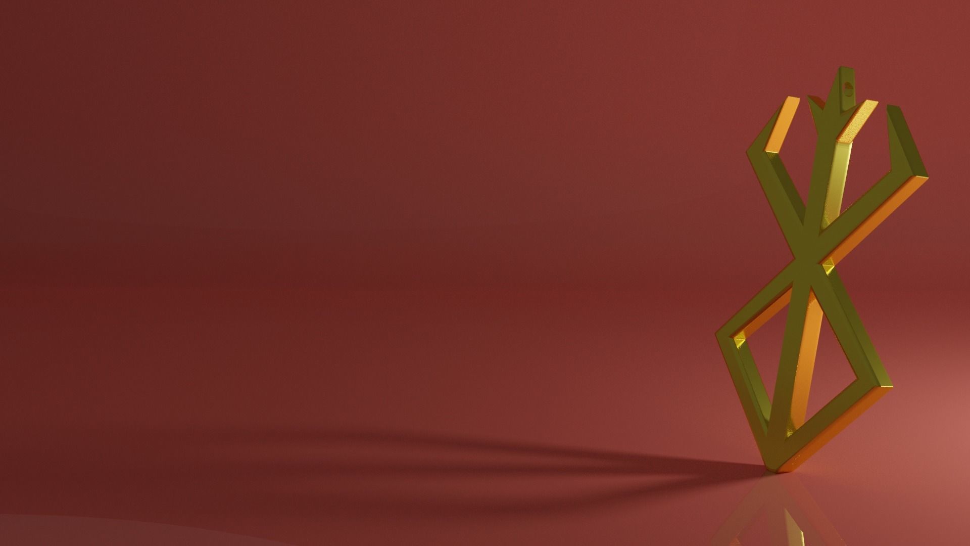 3D model Berserk cursed mark necklace VR / AR / low-poly | CGTrader