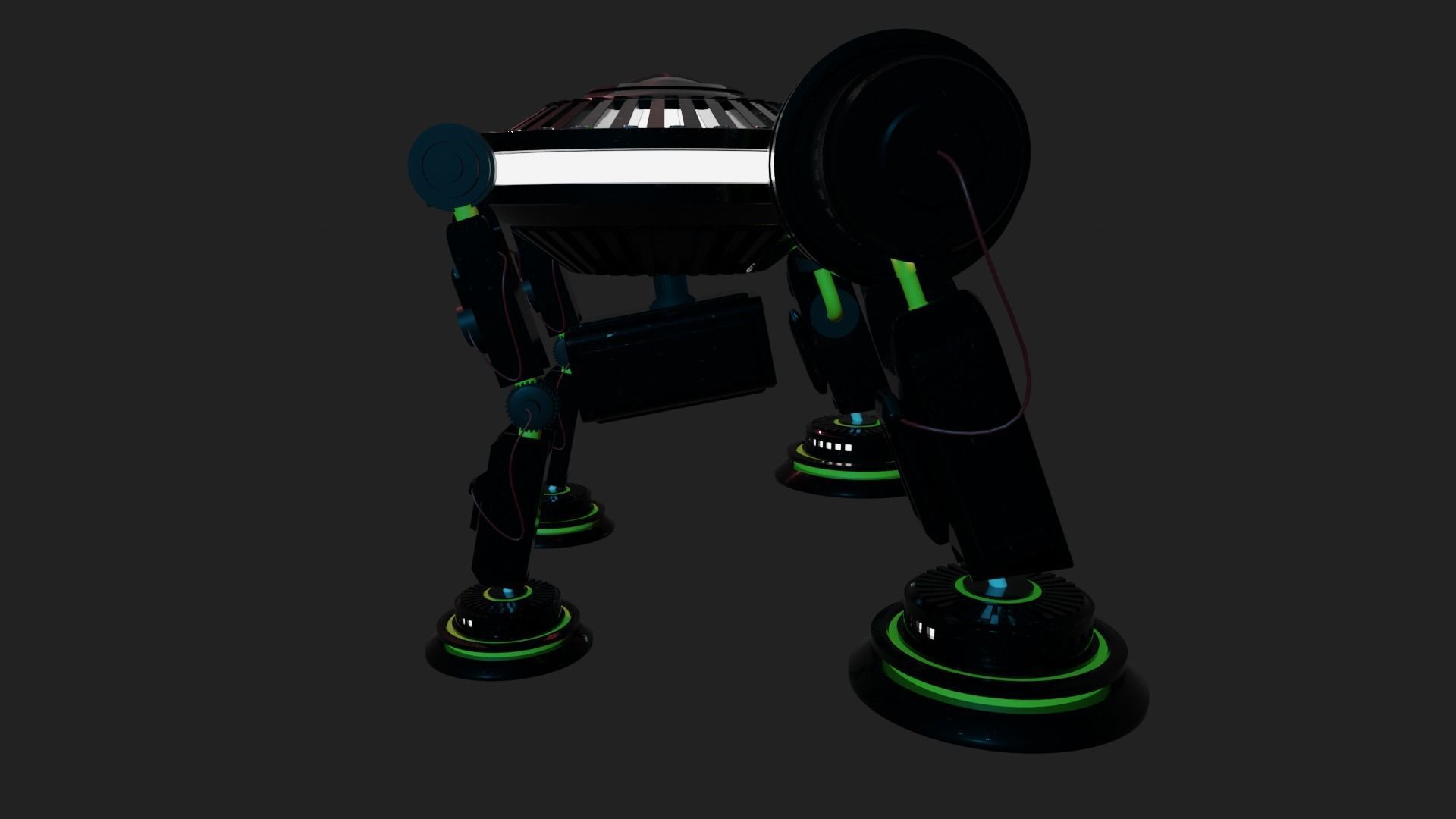 Robot in Blender 3D model | CGTrader