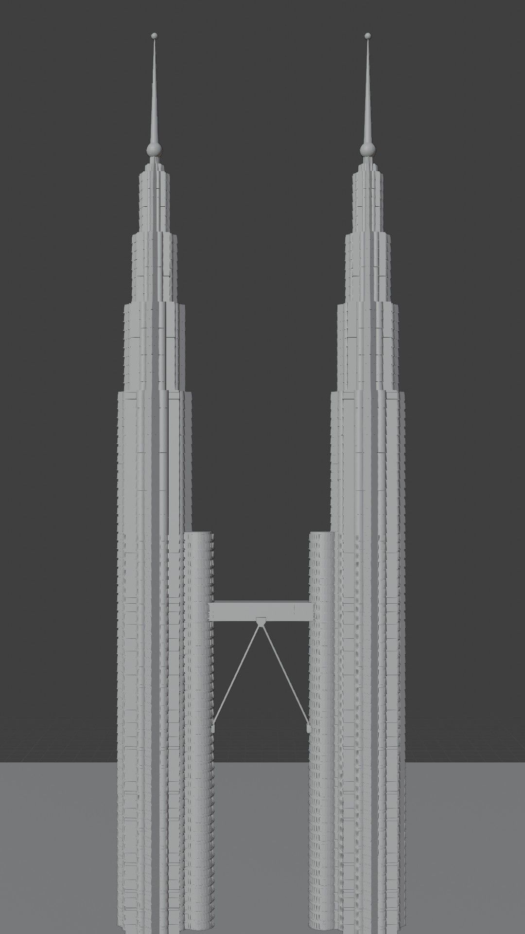 3D model of Twin Towers of Malaysia 3D model | CGTrader