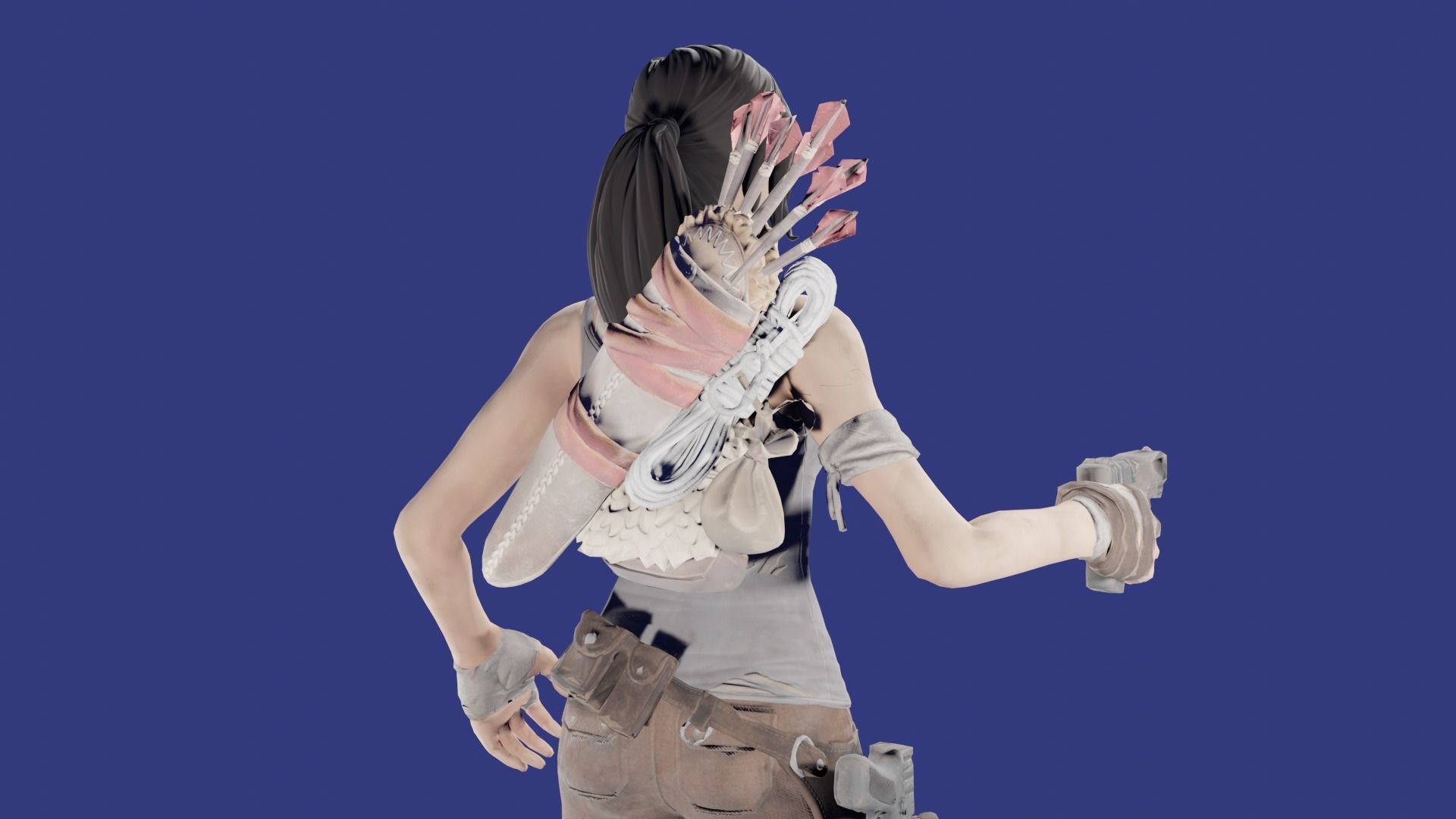 3D model Lora Croft VR / AR / low-poly | CGTrader