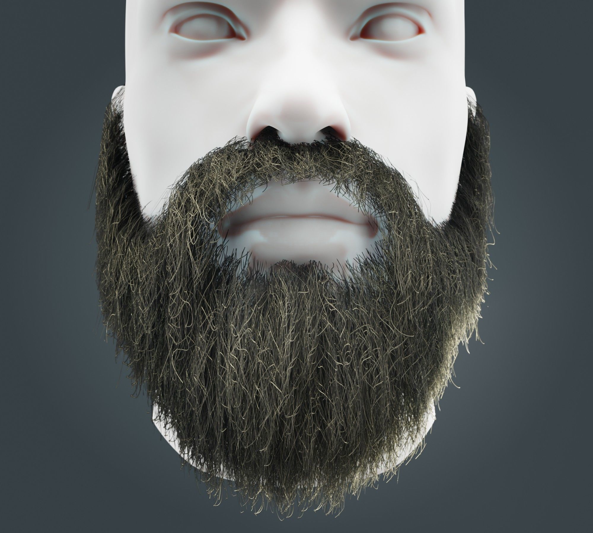 3D model Beard RealTime 19 Version 2 Low Poly VR / AR / low-poly | CGTrader