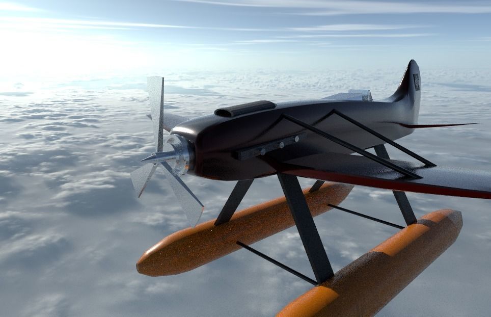 Basic Airplane 3D model | CGTrader