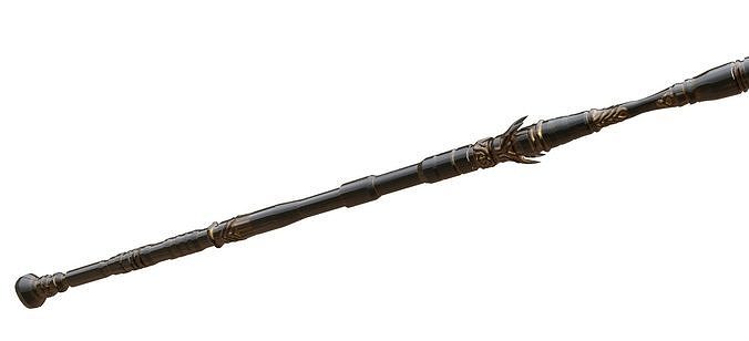 Staff Fantasy 3D model | CGTrader