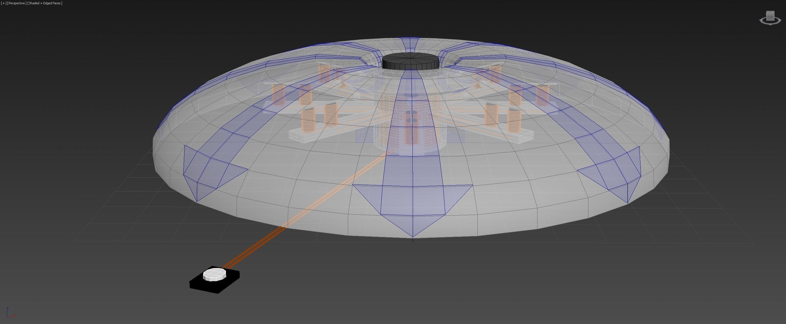 UHF - Deca-Hexa Doorbell - Concept 3D model | CGTrader