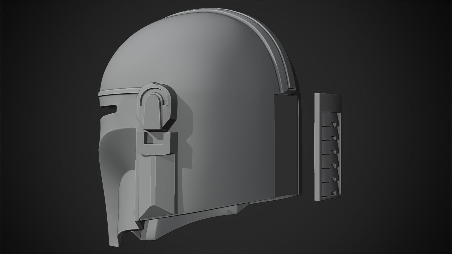 The Mandalorian Mando Helmet for Cosplay 3D model 3D printable | CGTrader