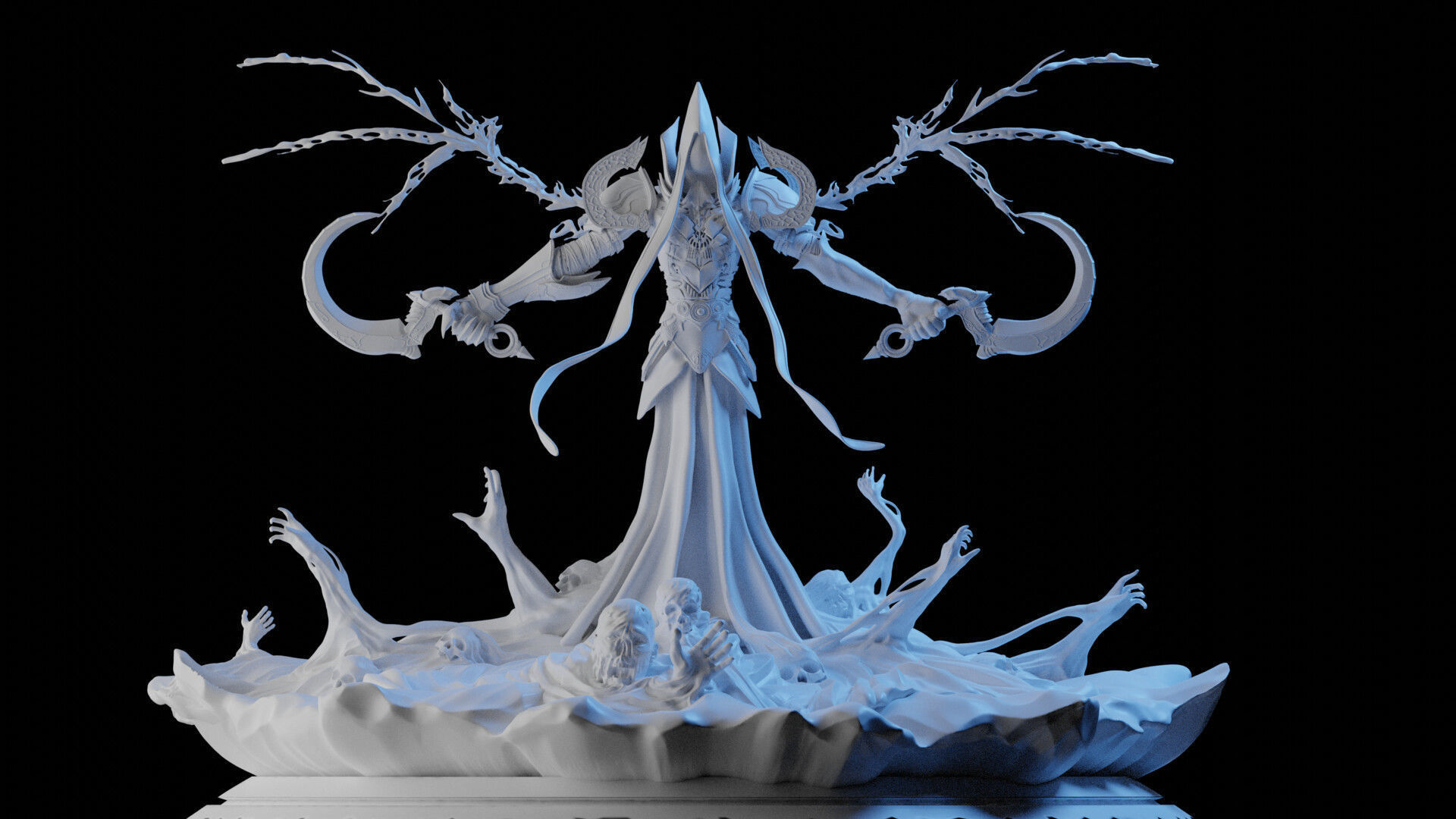 Malthael Diablo 3 STL 3D model 3D printable | CGTrader