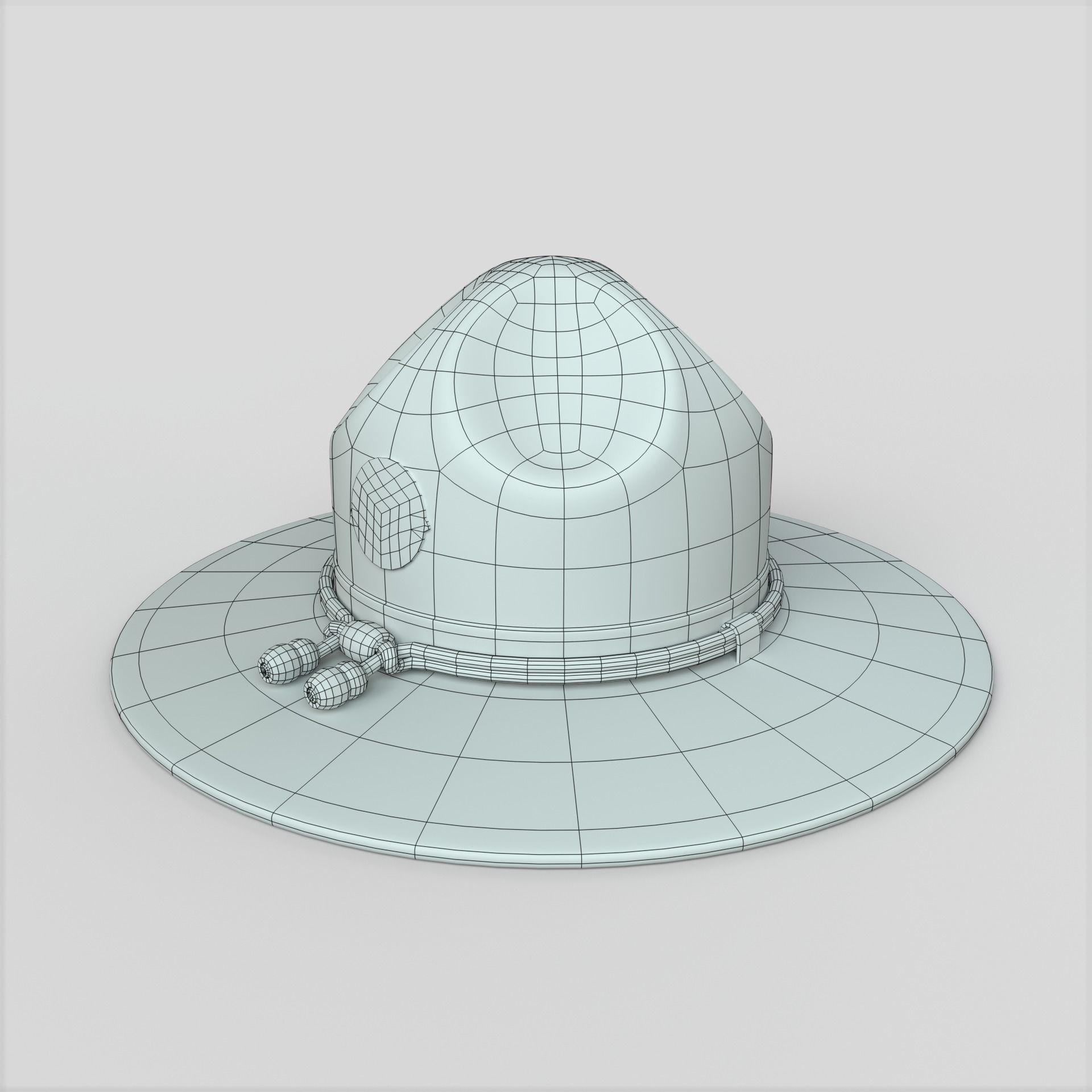 State Police Hat 3D model | CGTrader