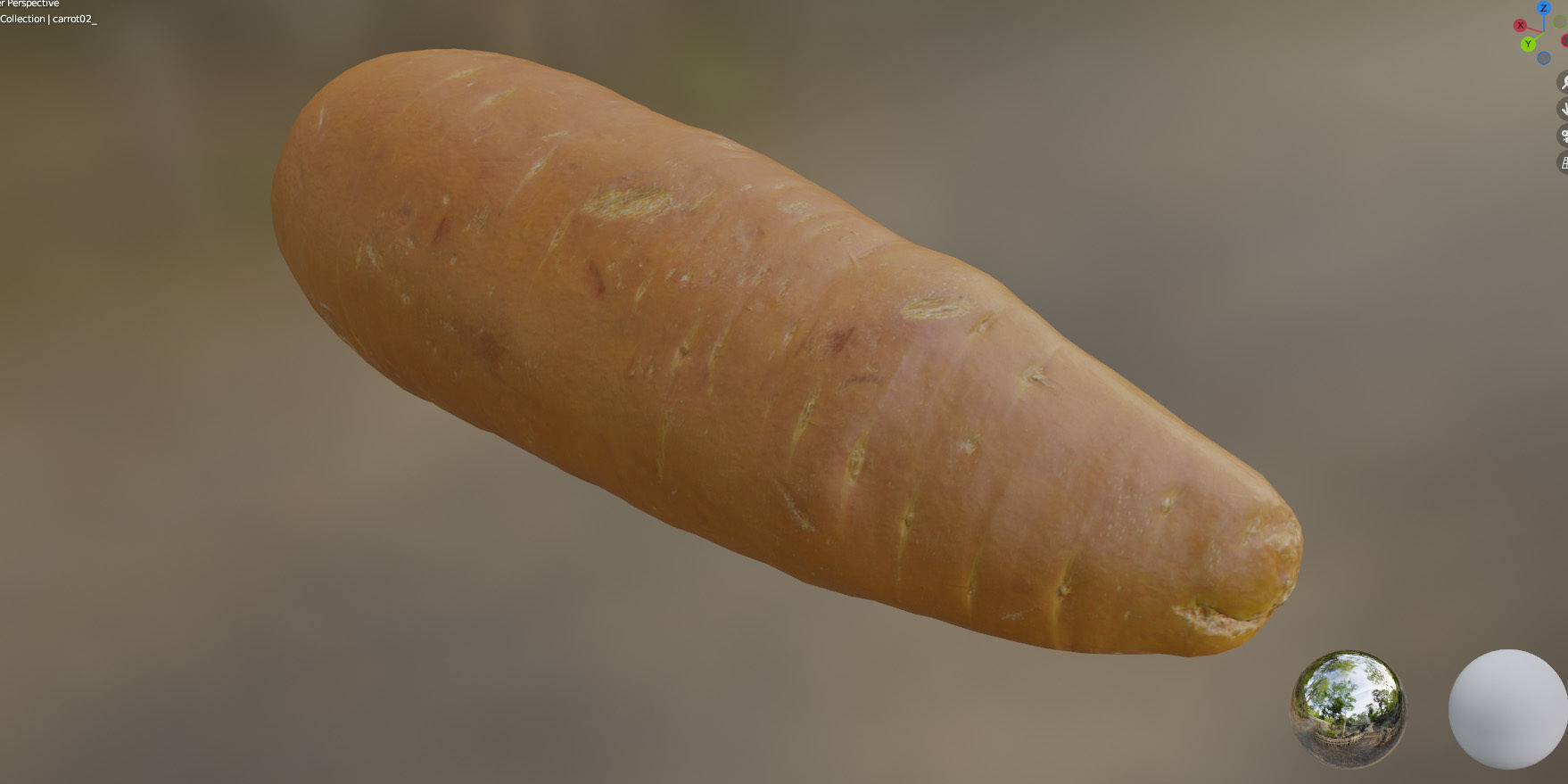 3D model 4k carrot VR / AR / low-poly | CGTrader