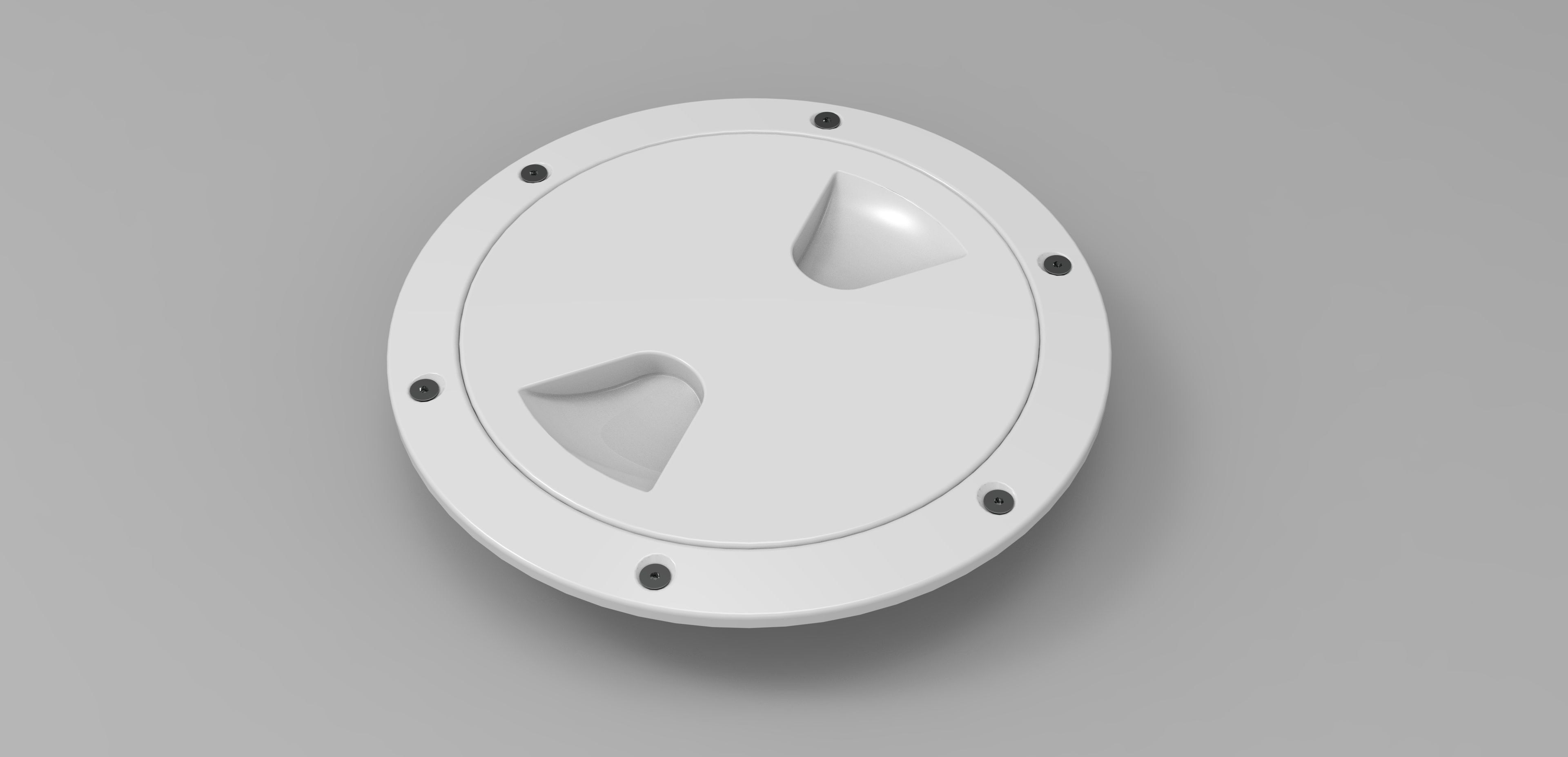 Marine Inspection Lid 3D model | CGTrader