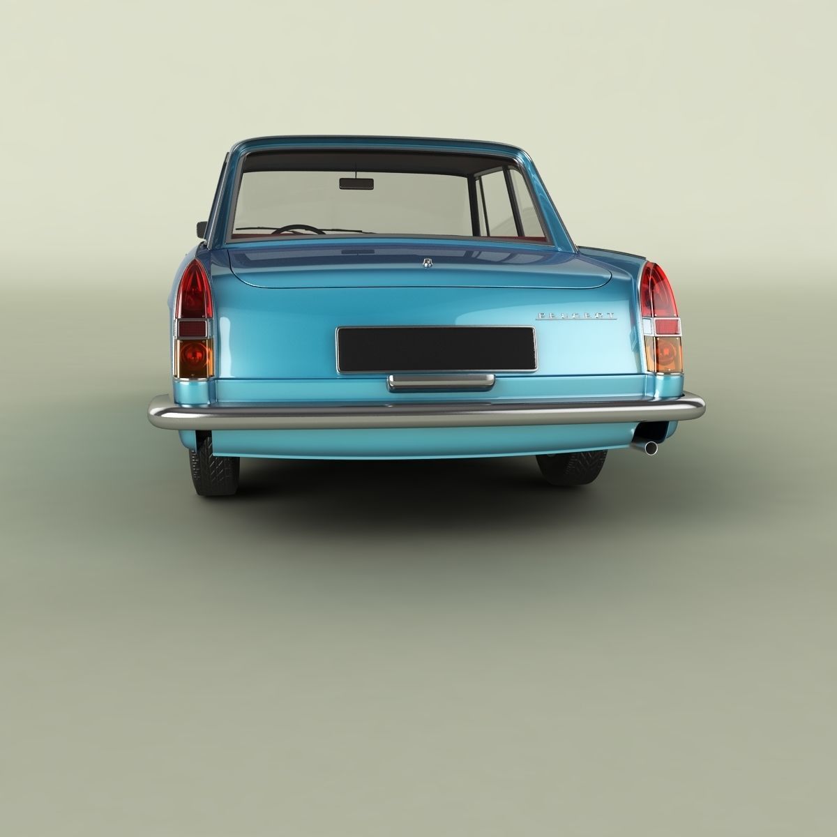 Peugeot 404 Coupe 3D model | CGTrader