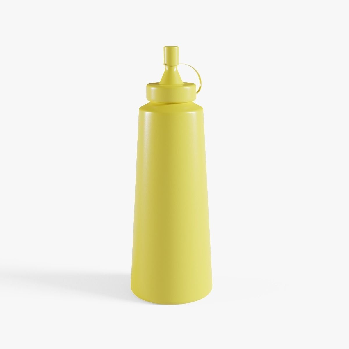 3D model Mustard Bottle VR / AR / low-poly | CGTrader