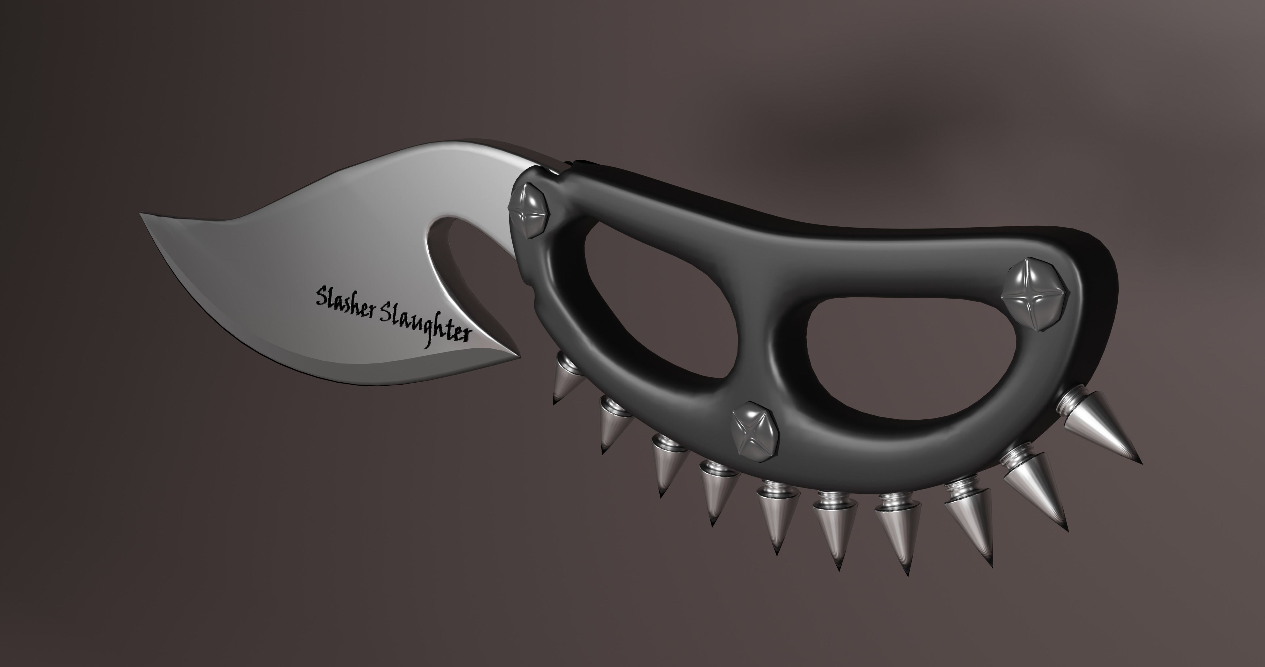 Knife Slasher 3D model | CGTrader