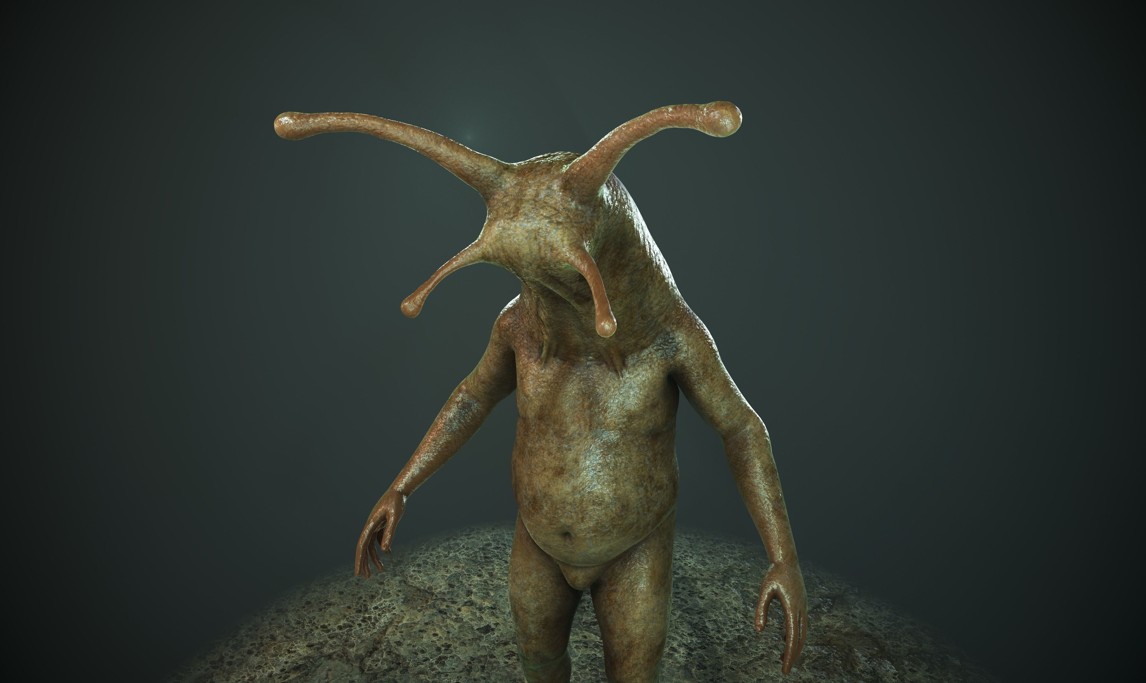 3D model Slugman VR / AR / low-poly rigged | CGTrader