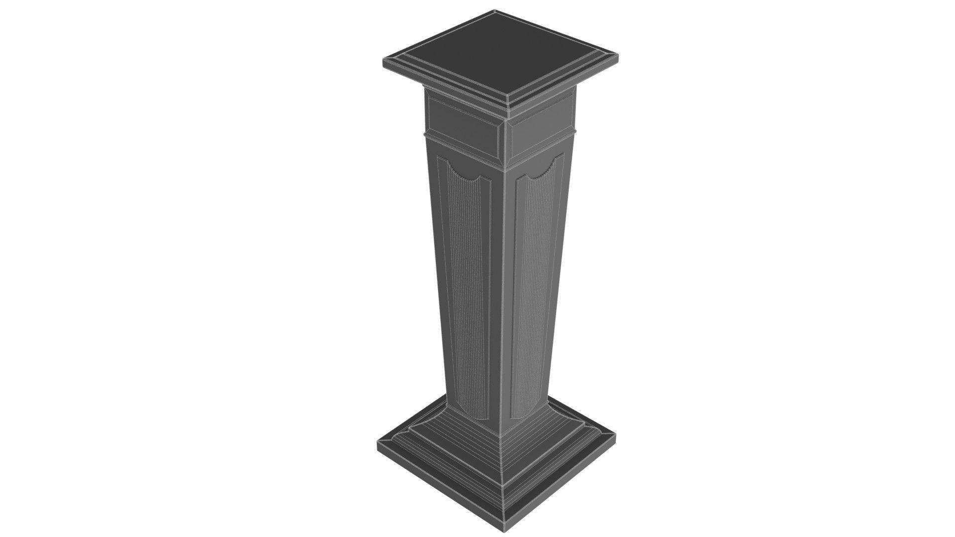 Pedestal 3D model | CGTrader