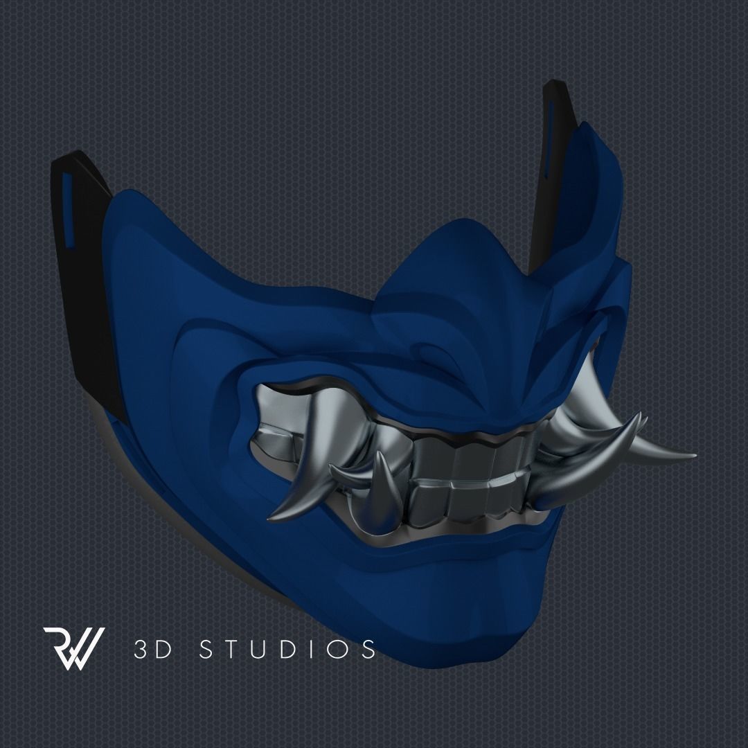 MK11 Sub-Zero Mask V11 - STL File 3D model 3D printable | CGTrader