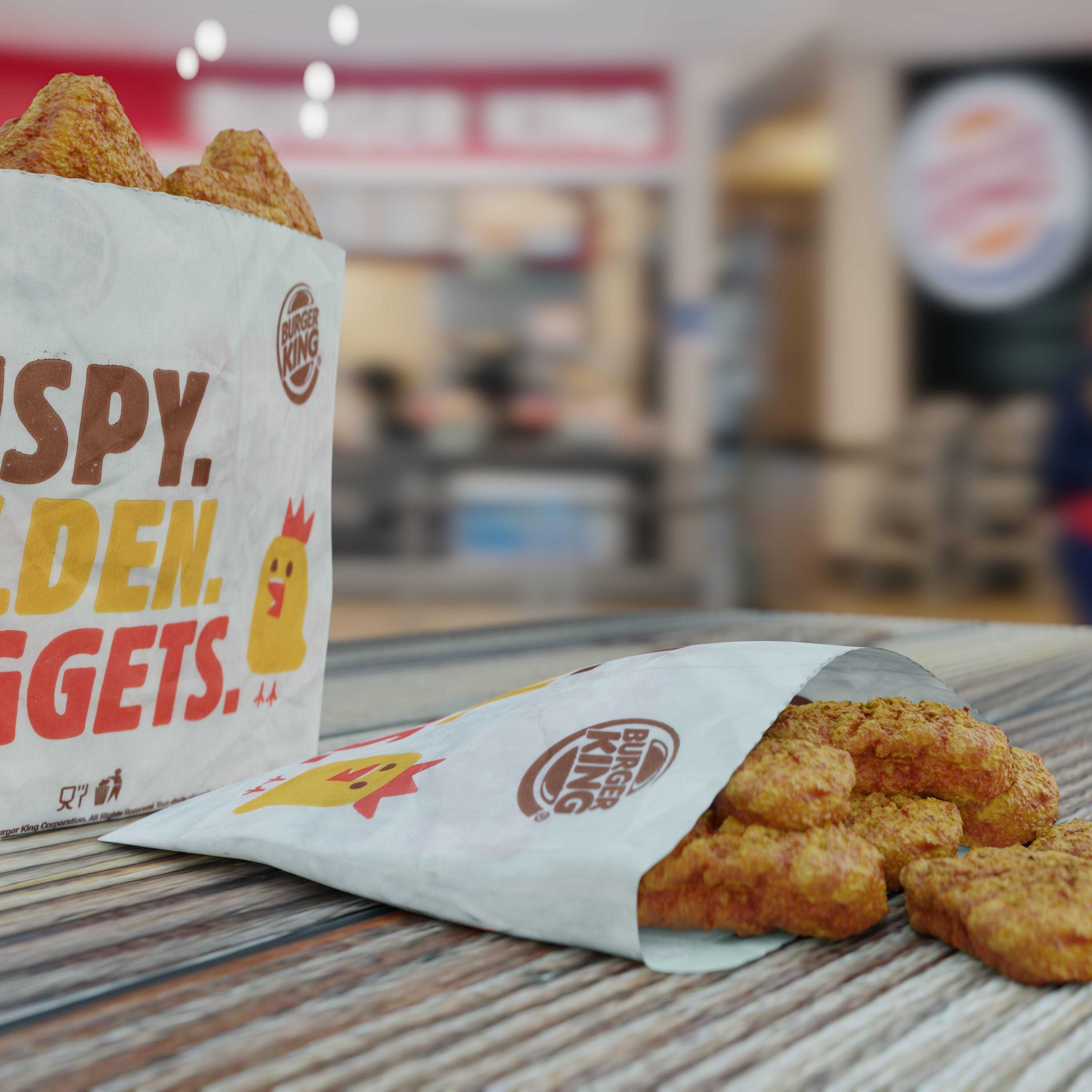 3D model Burger King Nuggets Photorealistic PBR VR / AR / low-poly ...