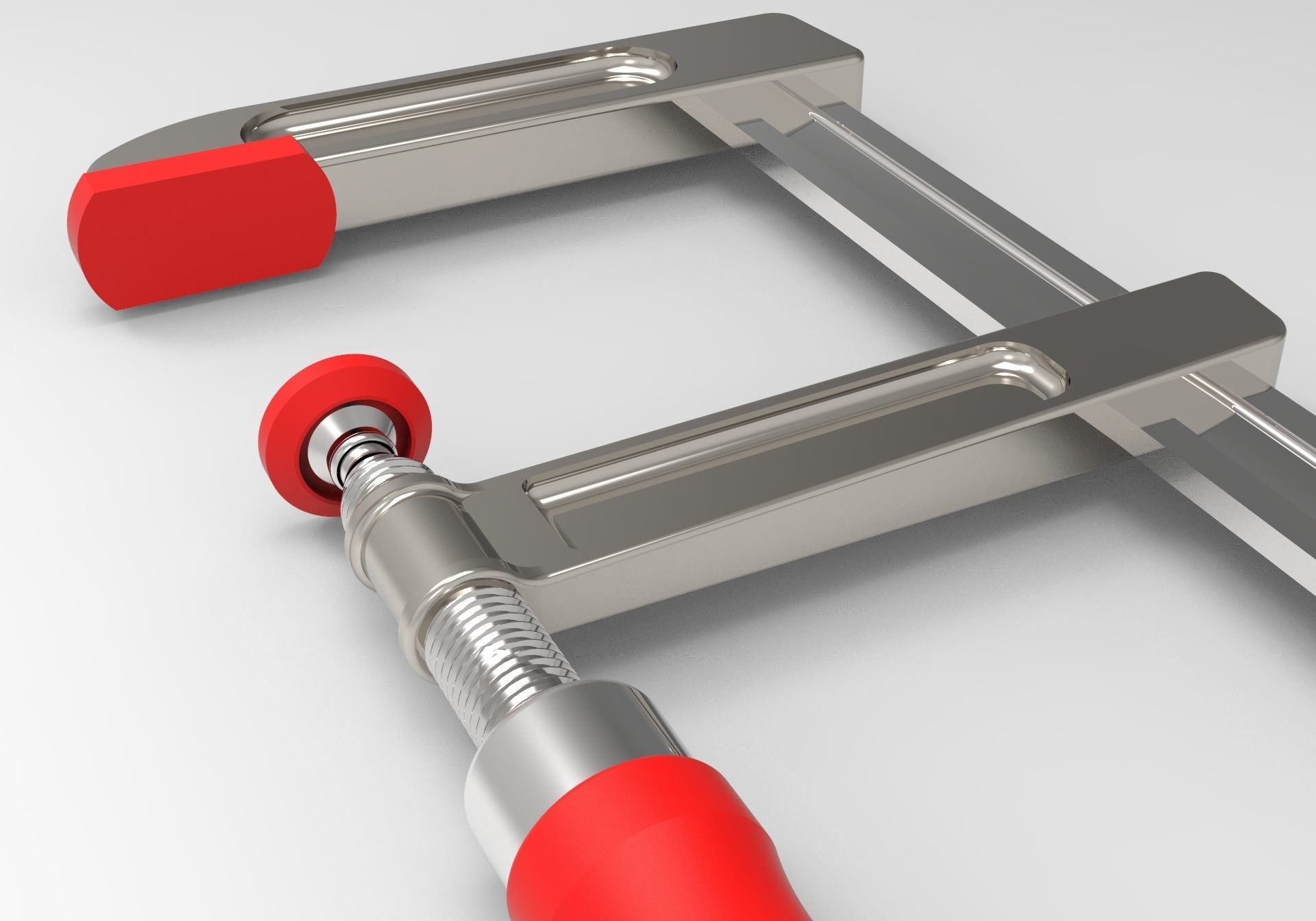 F Clamp 3D model | CGTrader