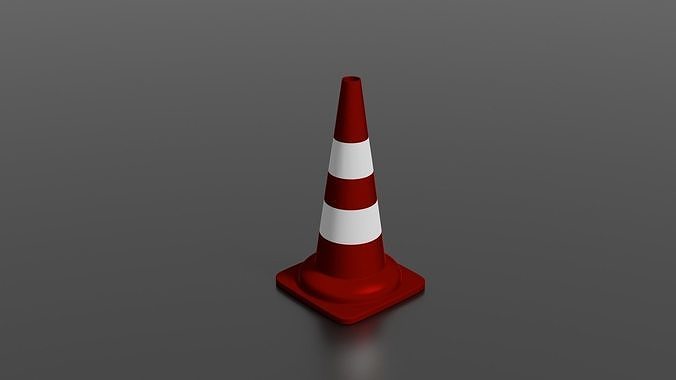 Traffic cone 3D model | CGTrader