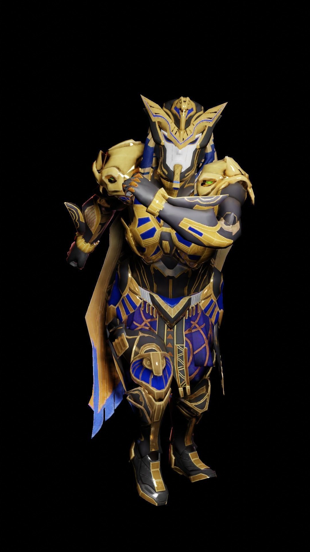 pubg mobile faroh character 3D model rigged | CGTrader