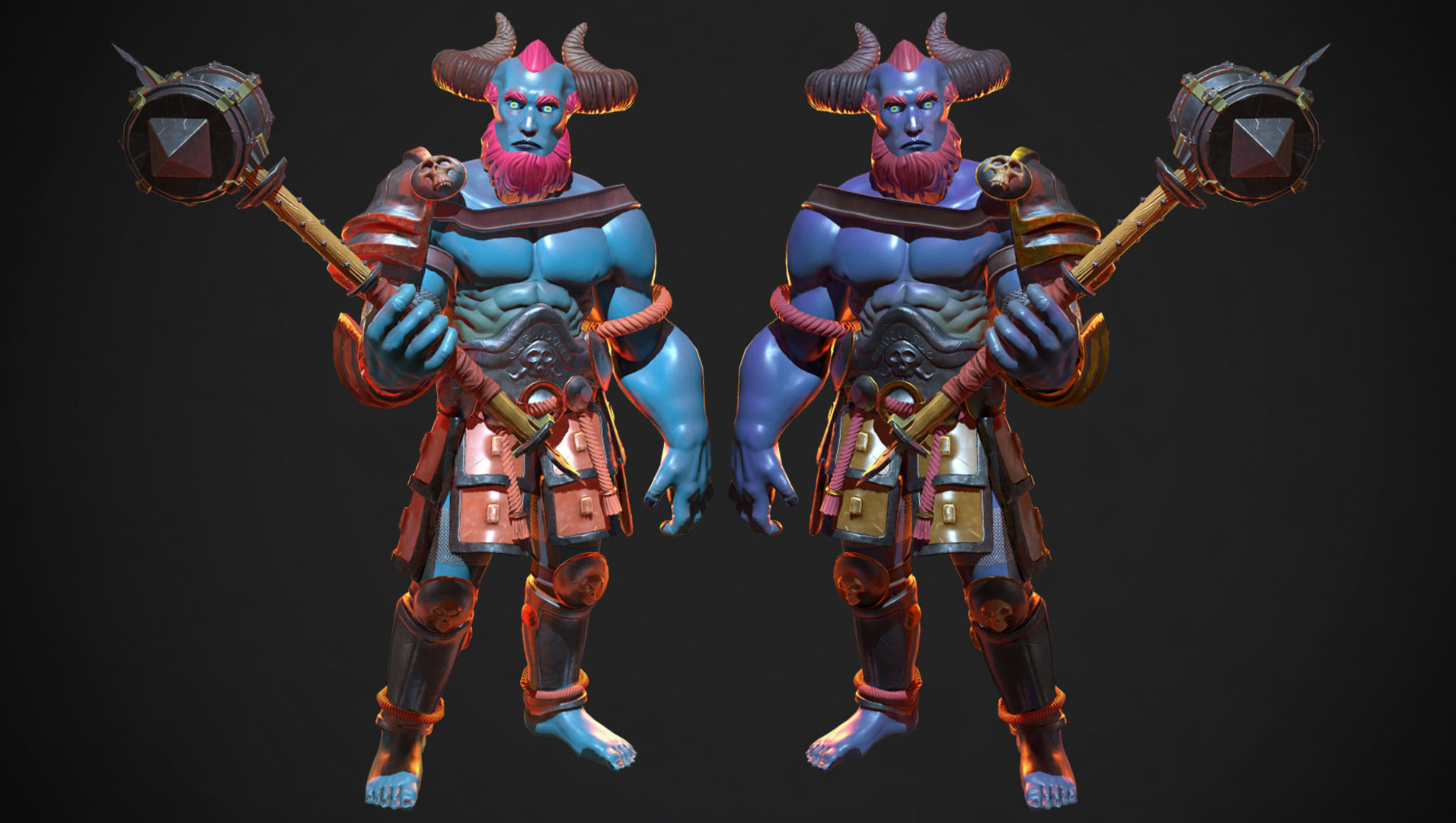 3D model Dust Warrior VR / AR / low-poly | CGTrader