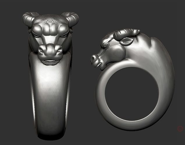 bull ring 3D model 3D printable | CGTrader