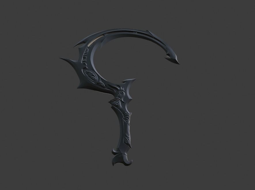 Noob Saibot sickle from Mortal Kombat 11 - Shadow Catcher 3D model 3D ...