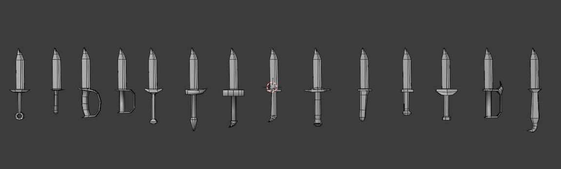 3D model low-poly Melee weapon VR / AR / low-poly | CGTrader