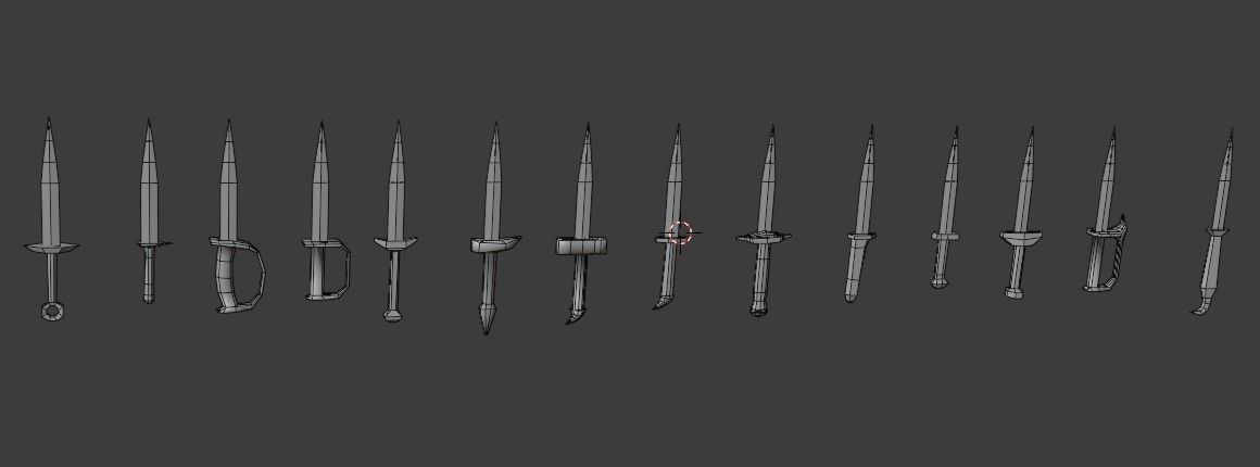 3D model low-poly Melee weapon VR / AR / low-poly | CGTrader