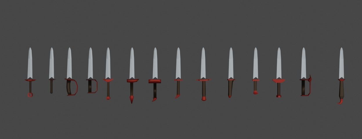 3D model low-poly Melee weapon VR / AR / low-poly | CGTrader
