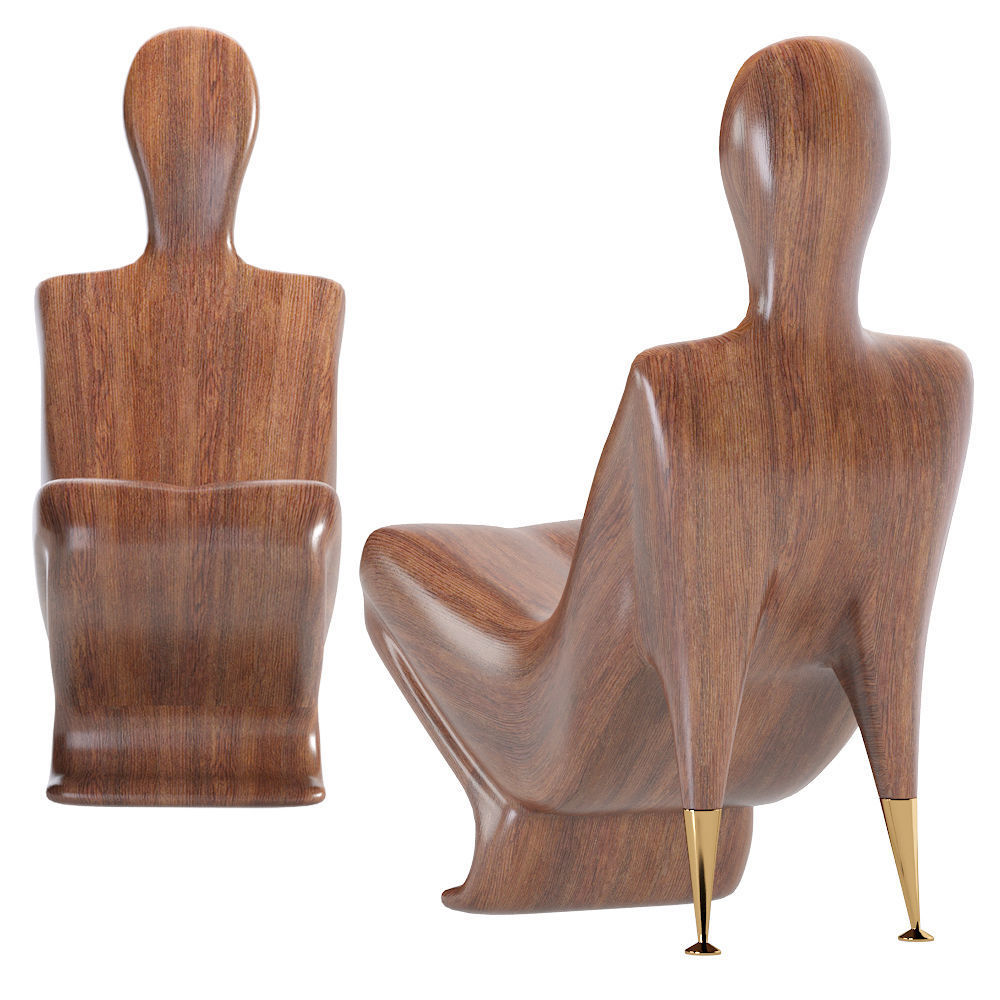 Armchair Le Lotus Christopher Guy 3D model | CGTrader