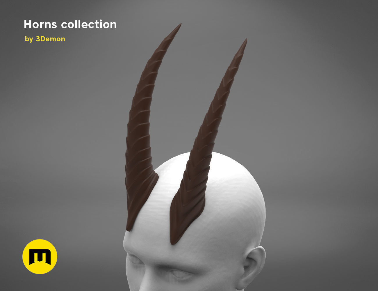 Costume Horns collection 2 3D model 3D printable | CGTrader