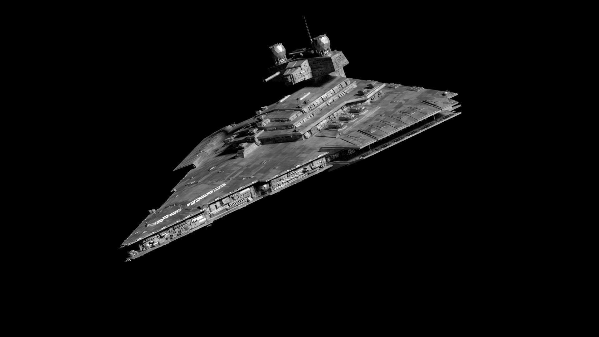 Victory 1 Class Star Destroyer - Star Wars 3D model | CGTrader