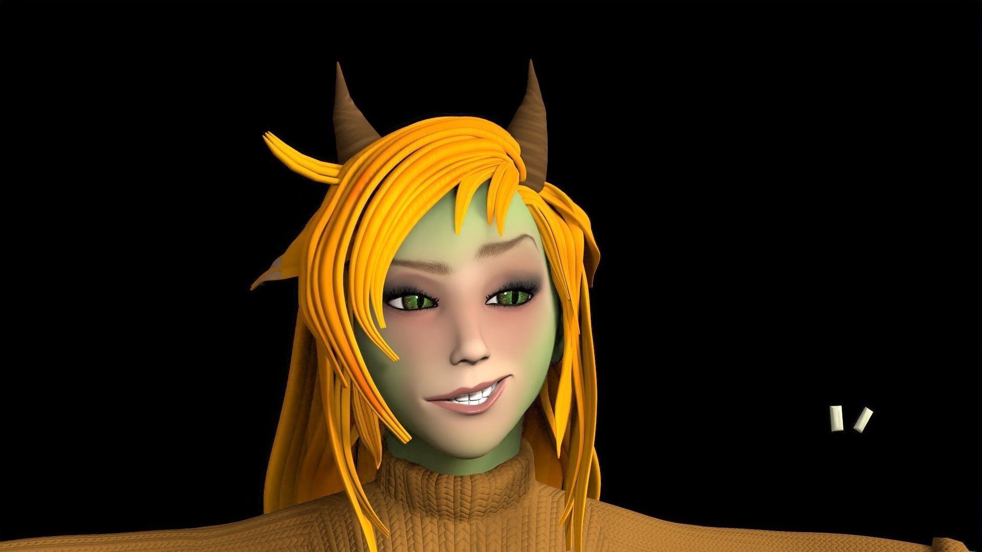 fantasy Fictional girl Anime 3D model rigged | CGTrader