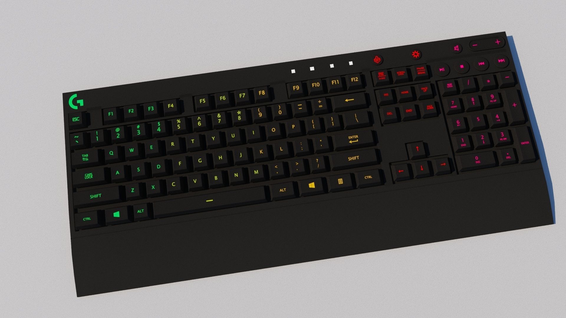 3D Logitech G213 Keyboard | CGTrader