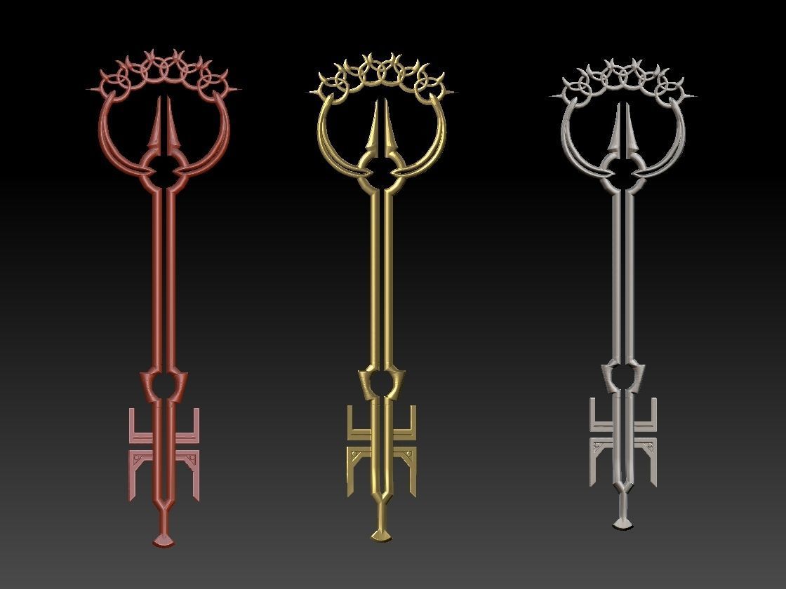 Locke and key anywhere key 3D model 3D printable | CGTrader