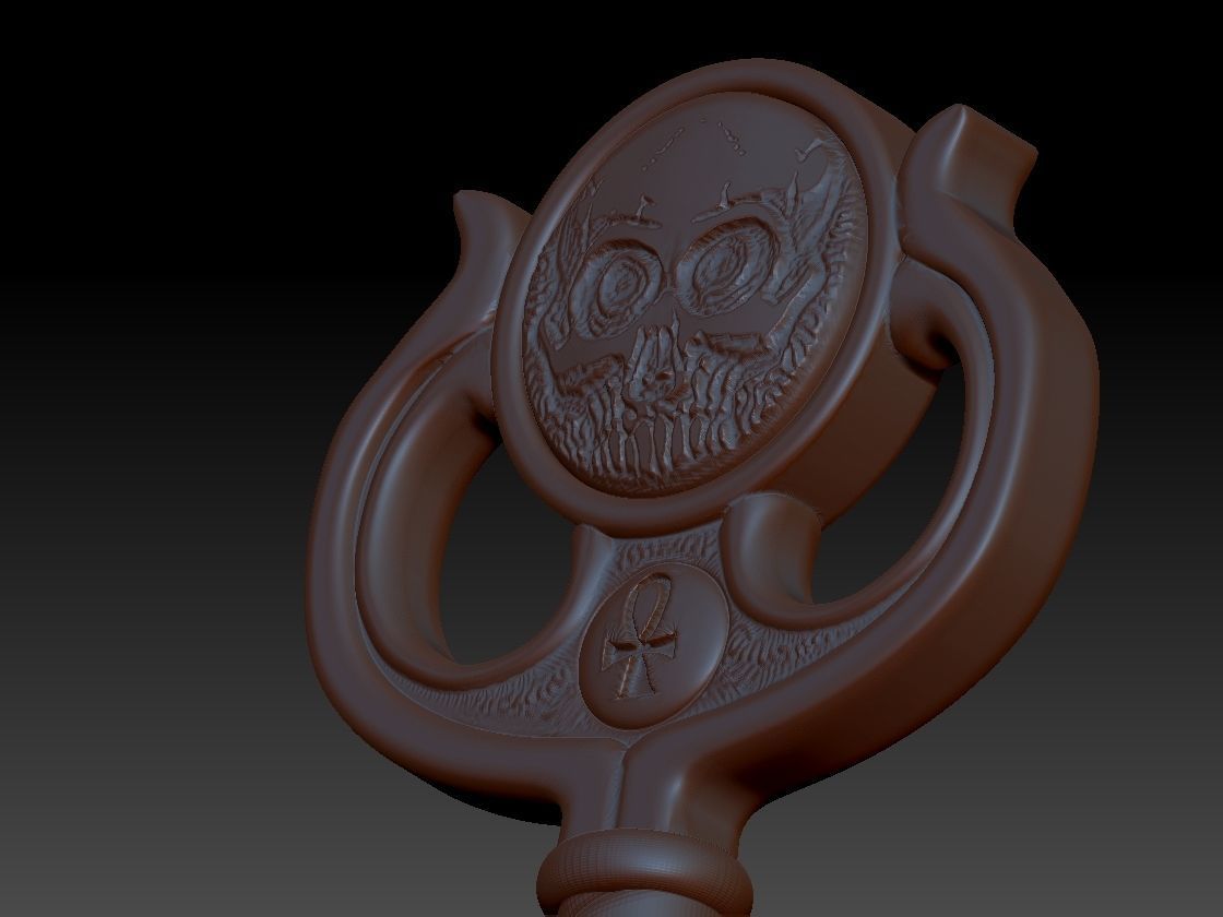 Locke and key Ghost key 3D model 3D printable | CGTrader