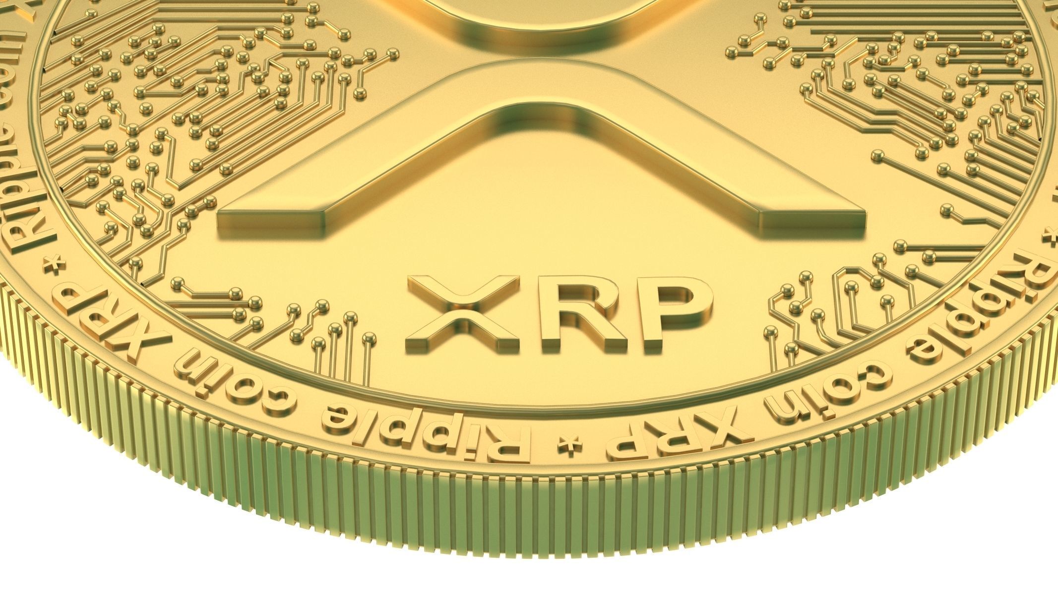 XRP Coin 3D model | CGTrader