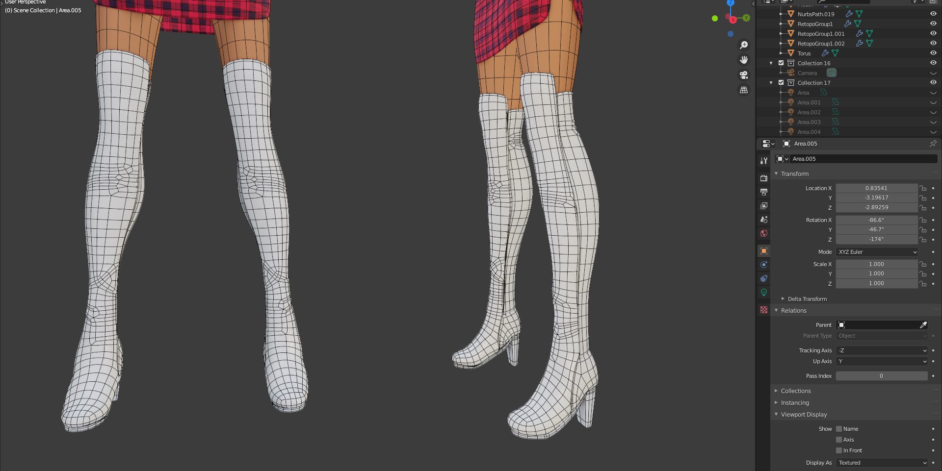 Rigged - Stylized Character Girl - Rinna Style 2 3D model rigged | CGTrader