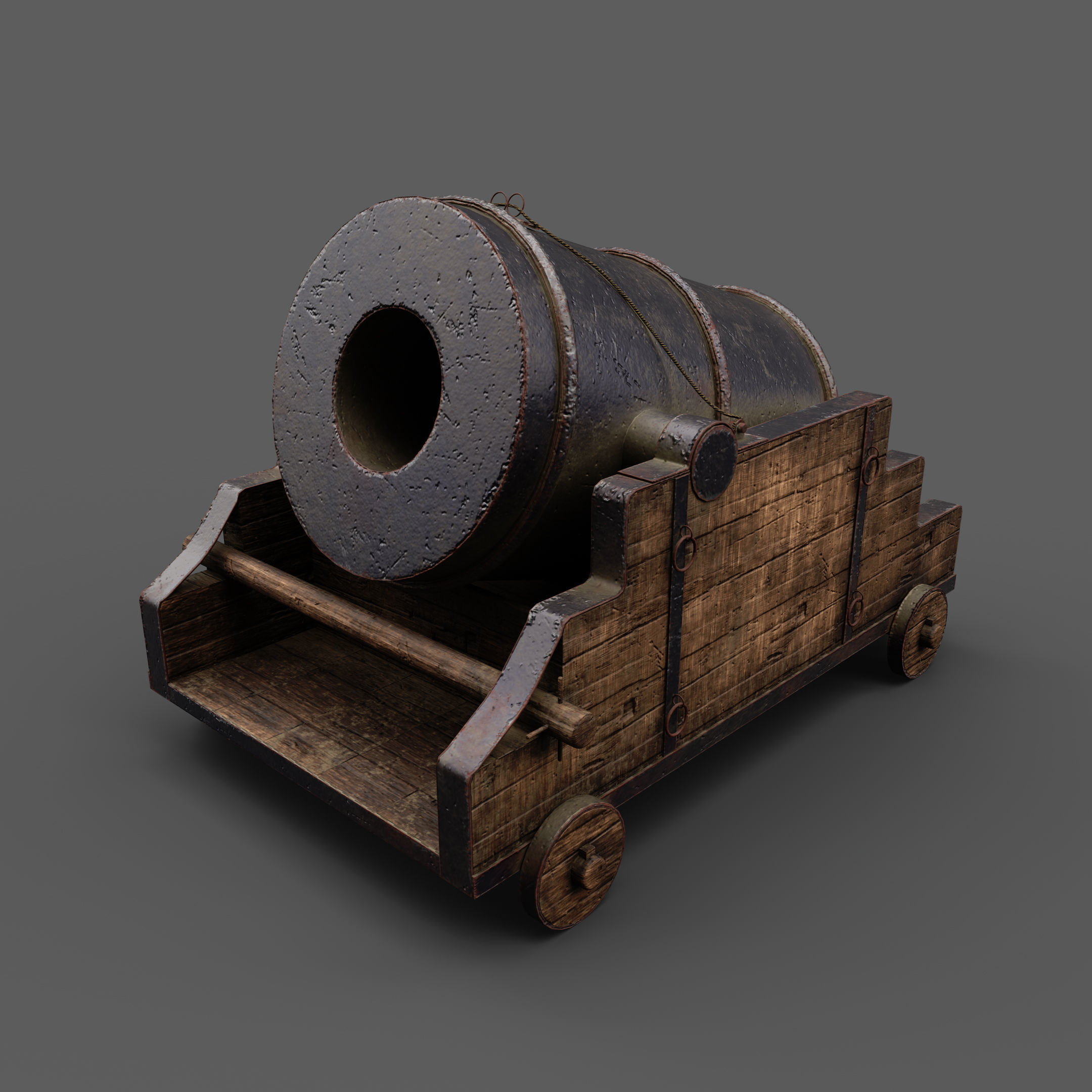 Cannon Realistic 3D Model free VR / AR / low-poly 3D model | CGTrader