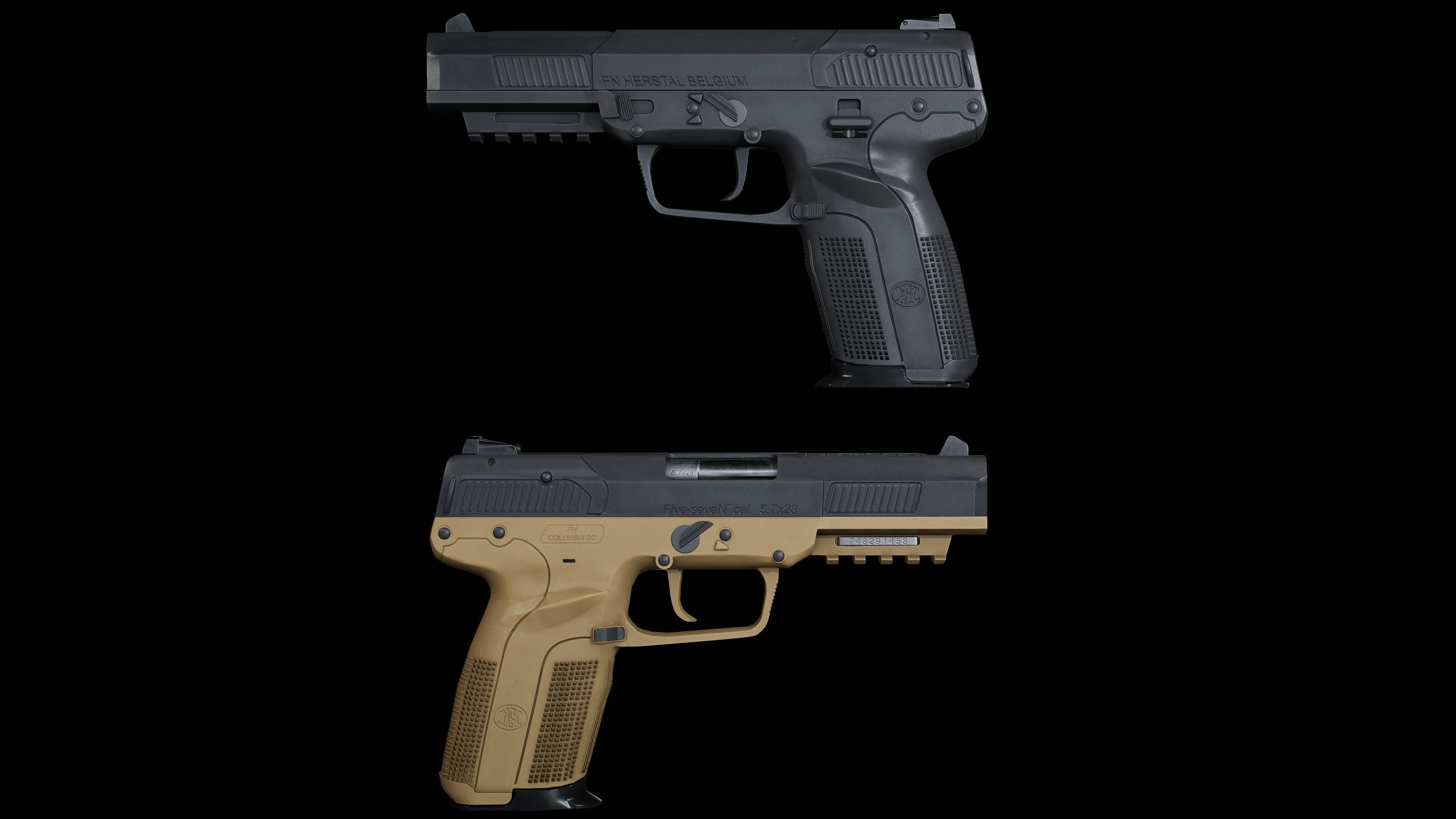 3D model FN Five-seveN Pistol VR / AR / low-poly | CGTrader