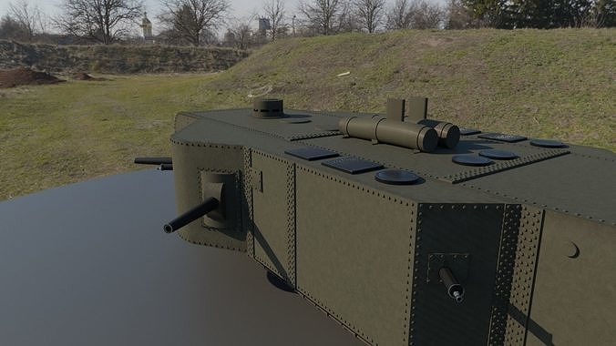 K wagen british armoured tank free 3D model | CGTrader