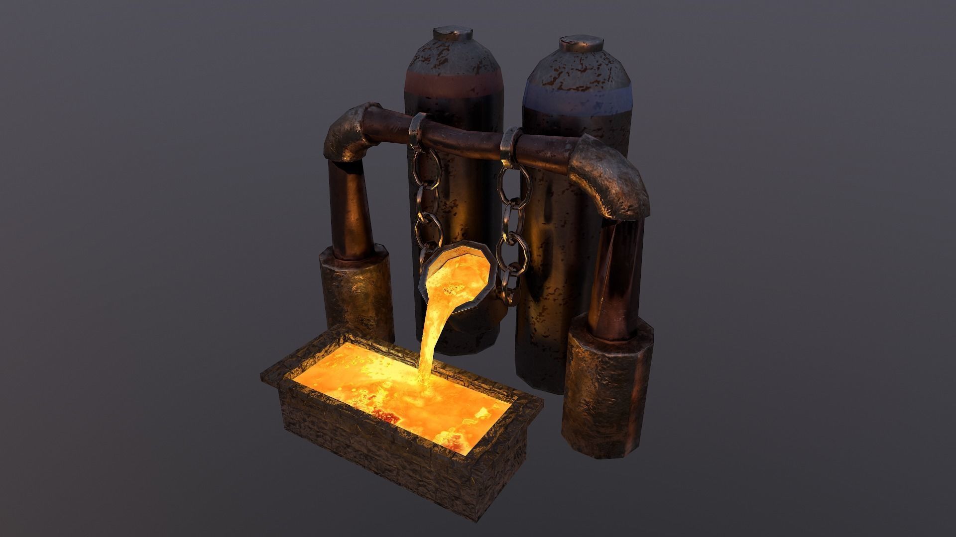 3D model Mine Boiler VR / AR / low-poly | CGTrader