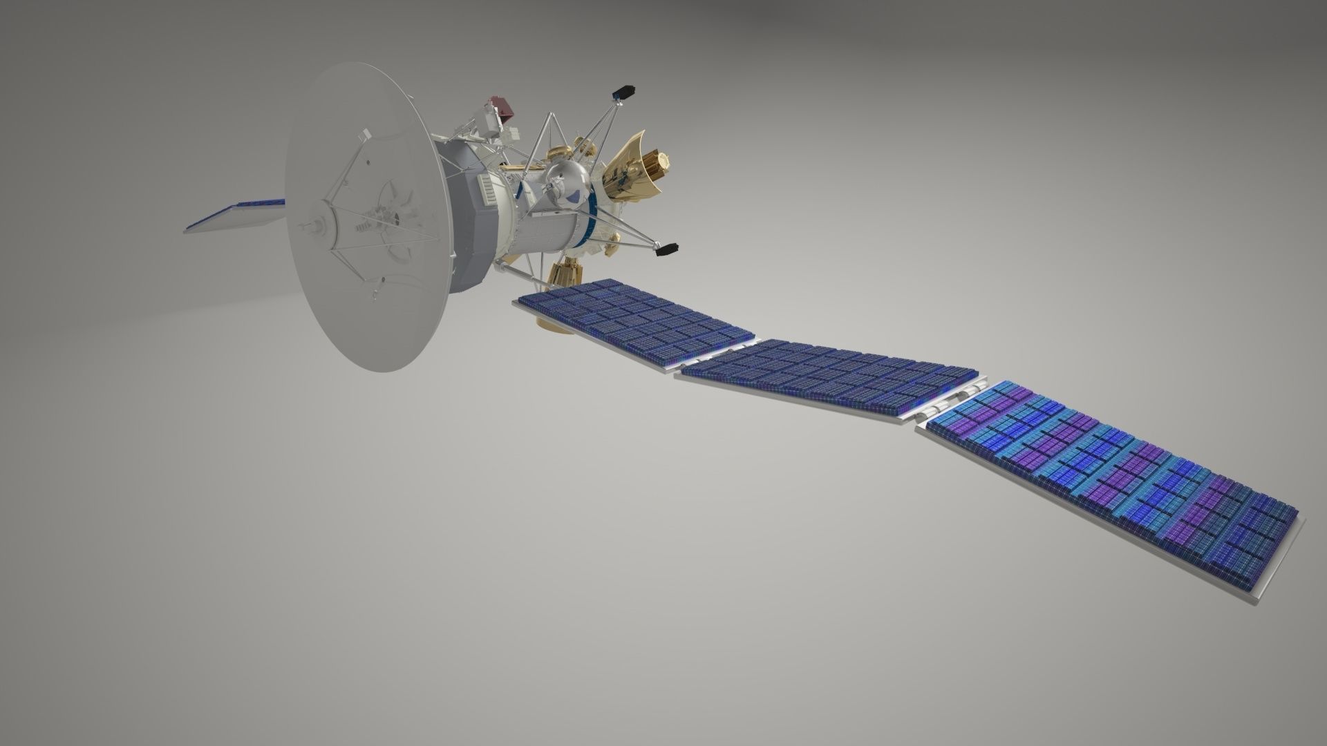 cassini satellite 3D model | CGTrader