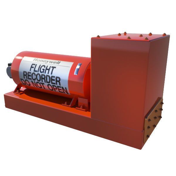 Honeywell Flight Recorder - Black Box 3D model | CGTrader