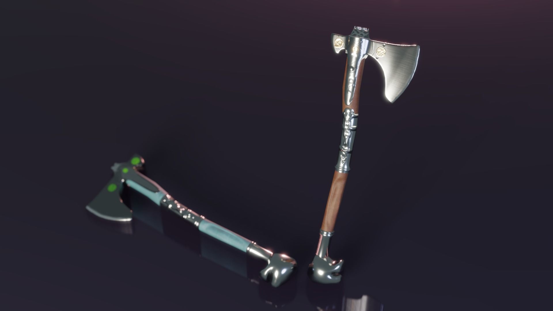 3D model Battle AXE Game Asset VR / AR / low-poly | CGTrader