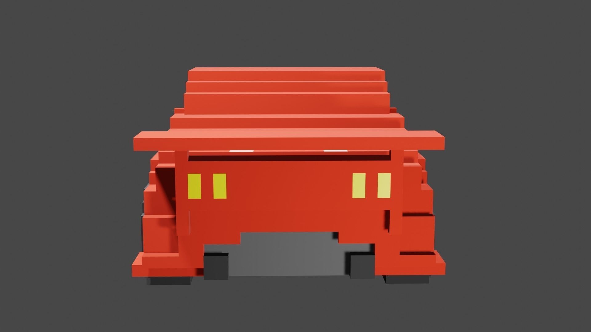 3D model Voxel race car for you games VR / AR / low-poly | CGTrader