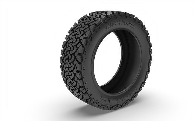 VENOM POWER TERRA HUNTER X-T tire 3D model 3D printable | CGTrader
