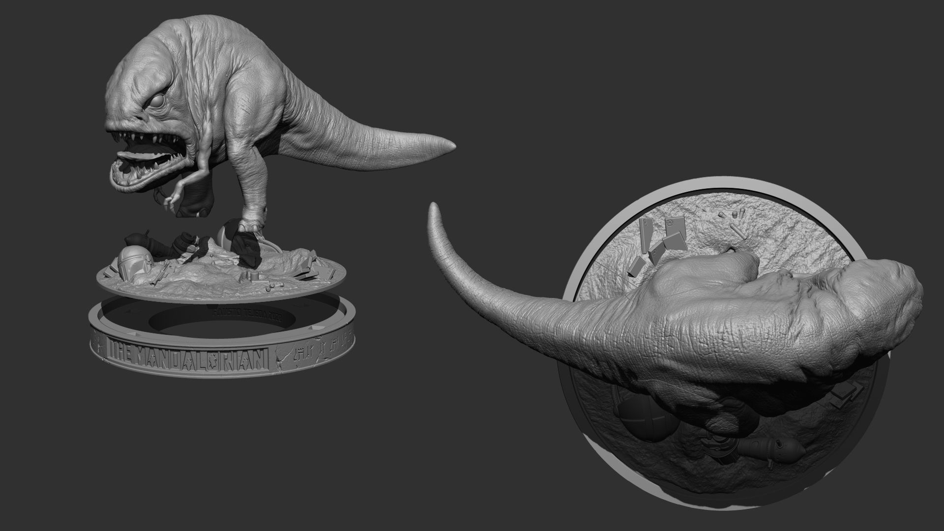 Blurrg - The Mandalorian 3D model 3D printable | CGTrader